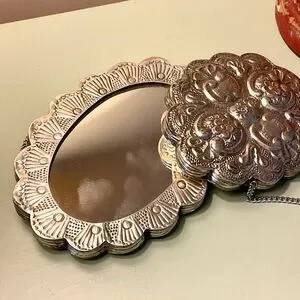 Vintage | Wall Decor | Sterling Silver Turkish Wedding Mirrors Set Of 2 ...
